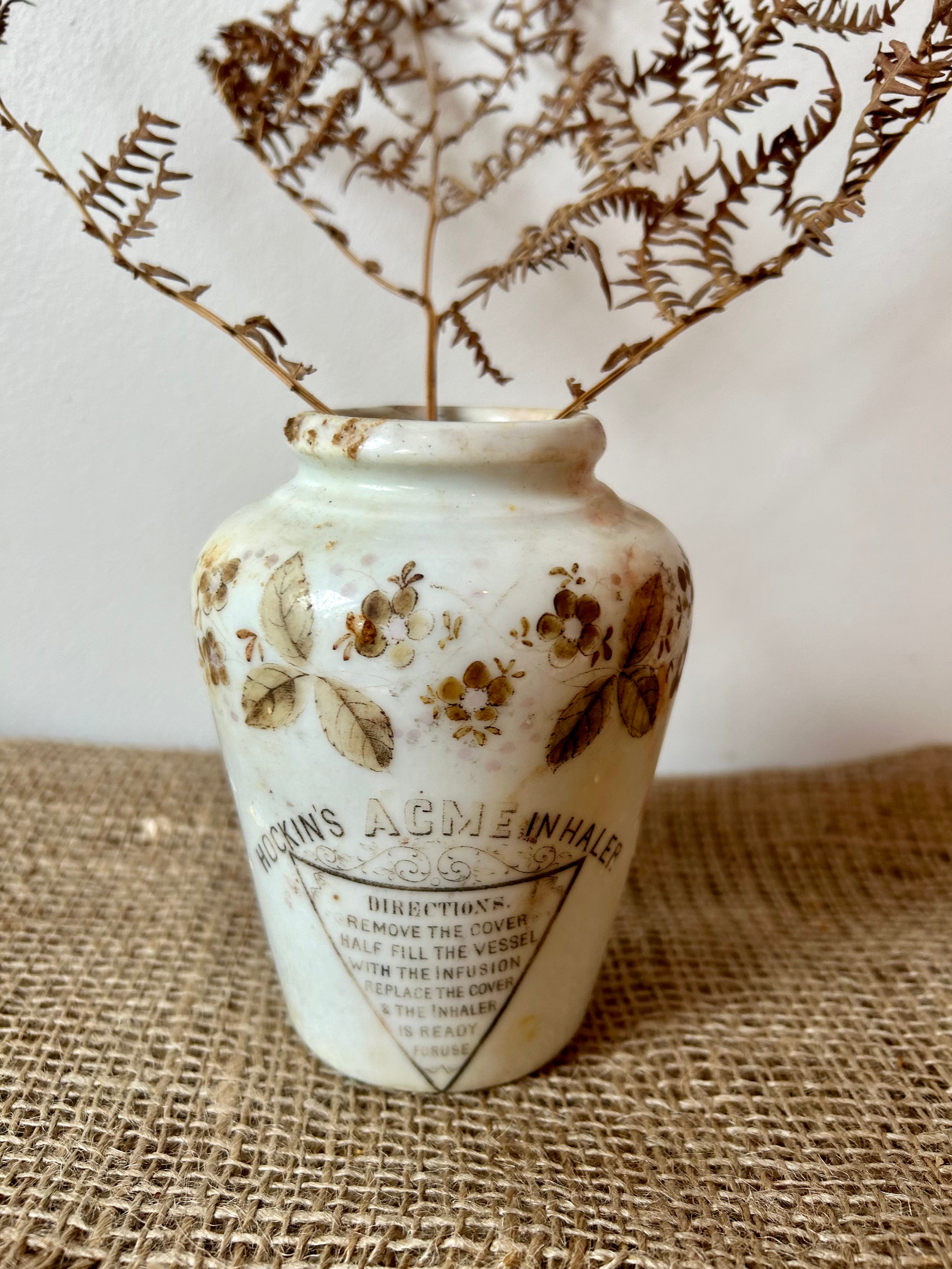 Hockin’s Acme Inhaler Pot – Vintage At The Vicarage