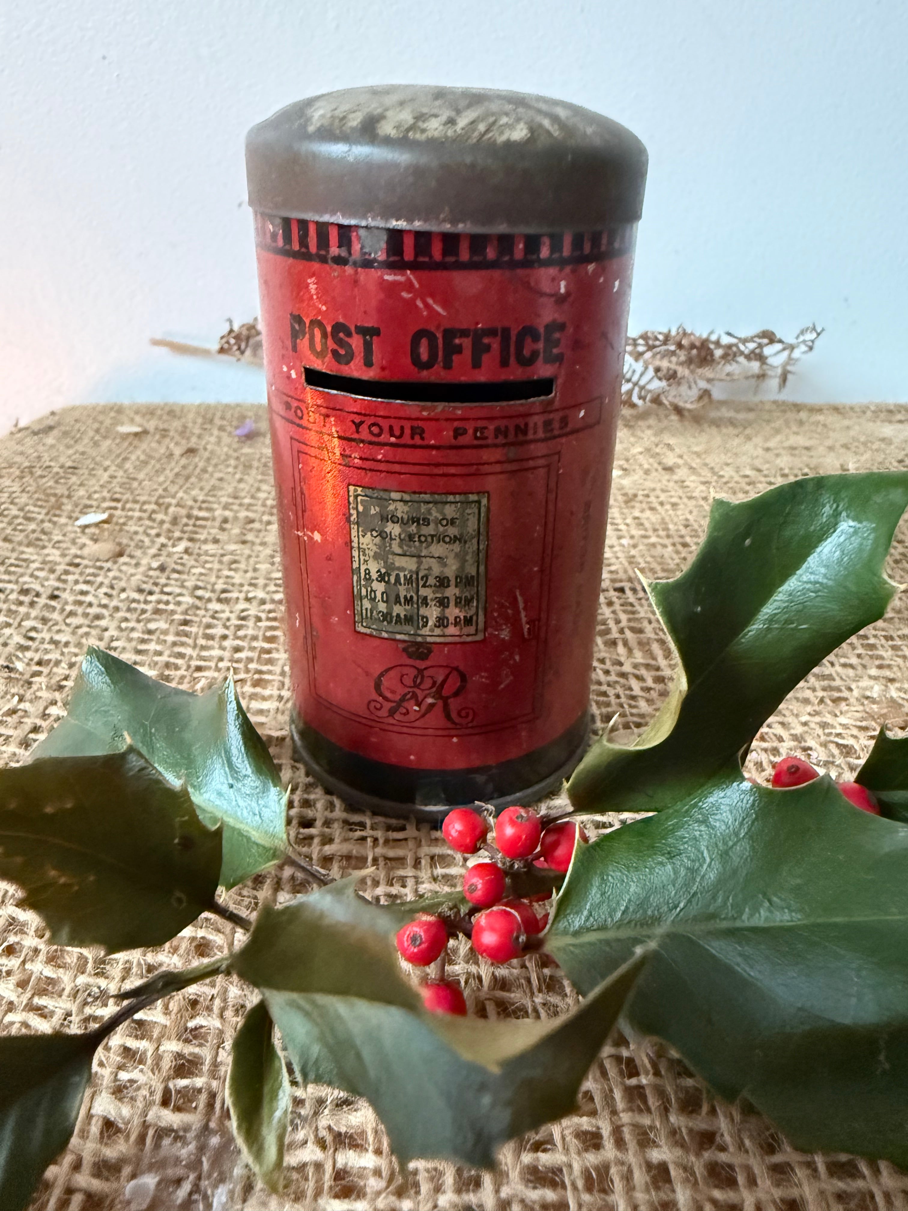Vintage Red Post Office Post Box Money Box – Vintage At The Vicarage